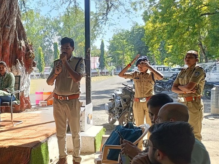 'Responsible Manhood' training camp at Shajapur Police Line
