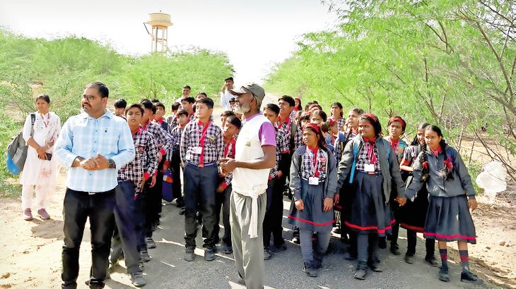 KV students get acquainted with rural culture | ग्रामीण संस्कृति से ...