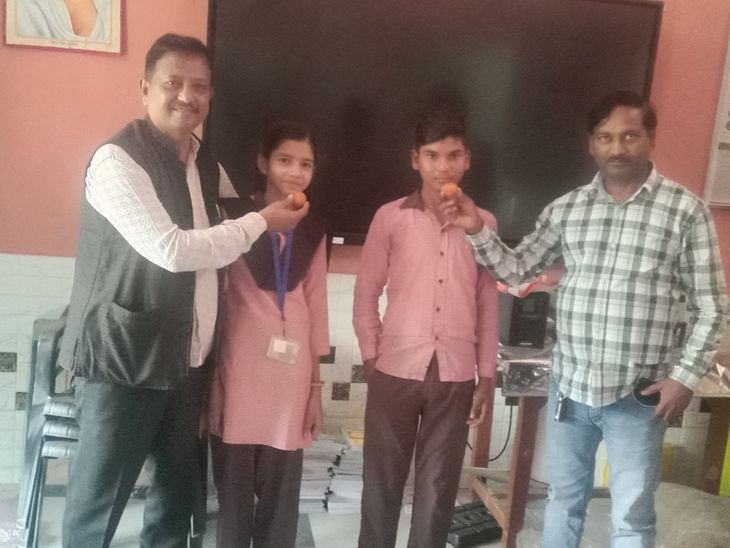 Kavya became the block champion in the Mathematics Olympiad