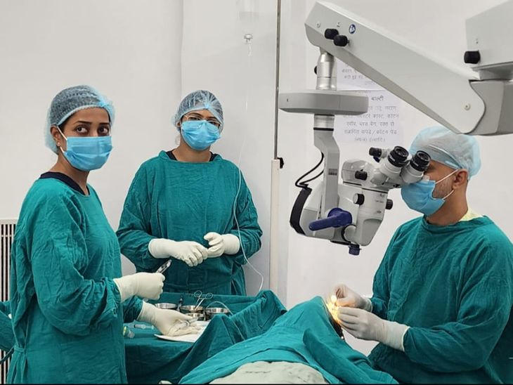 Two patients underwent successful eye transplantation at Sagar BMC