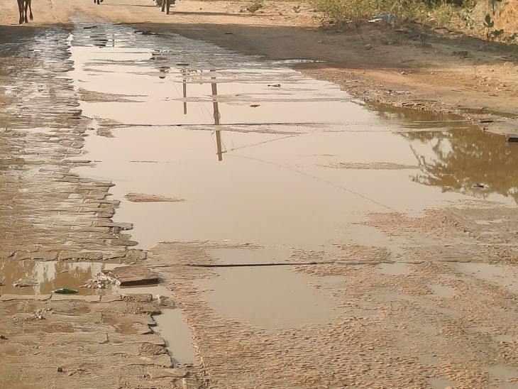 Hundreds of liters of water wasted due to pipeline leakage in Nokh ...