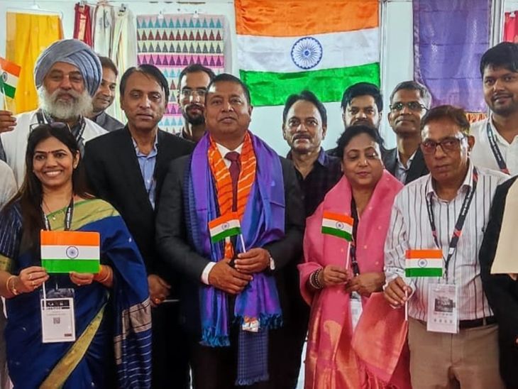 Seema Mishra of Dhamnod represented India in Morocco.