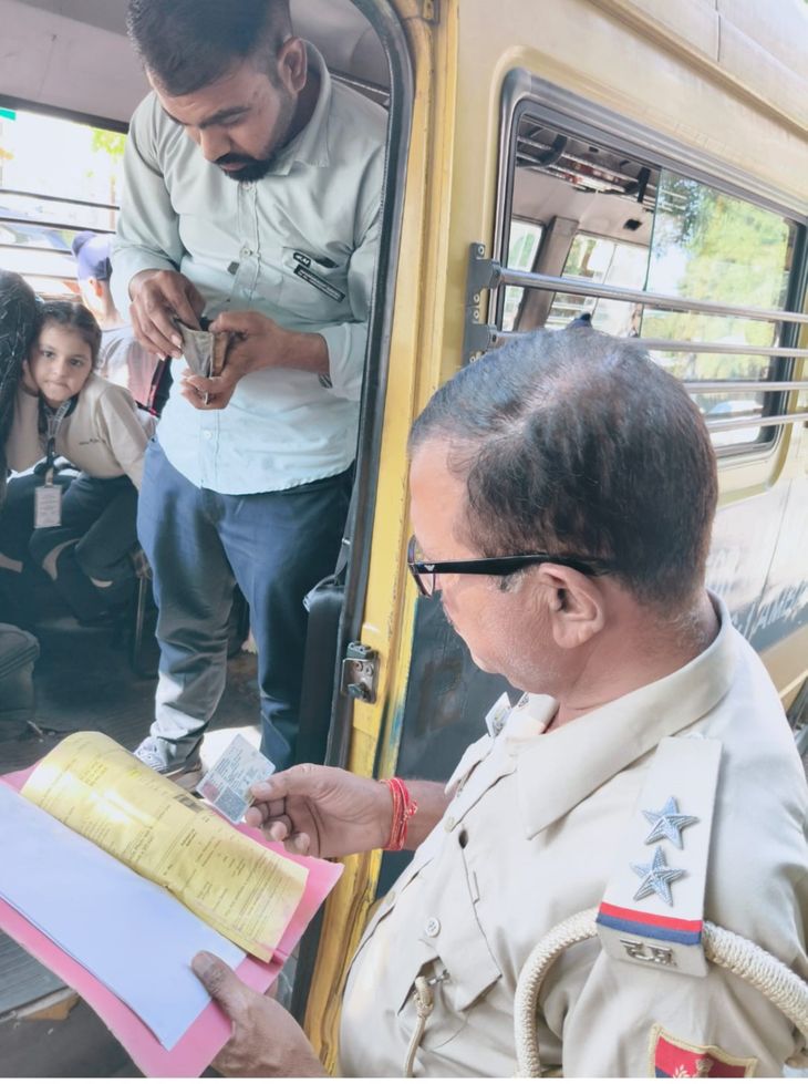 In the inspection of 148 school buses, challans of 35 were issued.