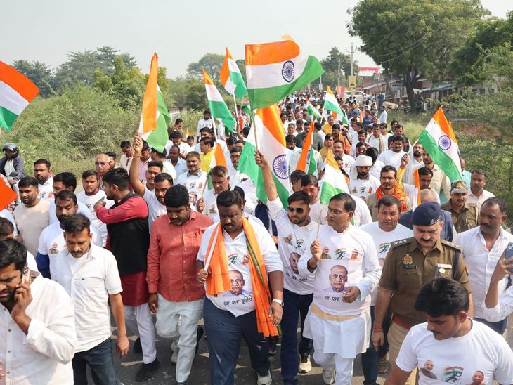 Unity March organised on the 150th birth anniversary of Sardar Patel