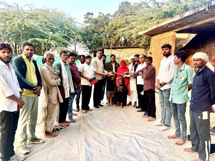 Financial assistance to the family of the deceased in the Harmada ...