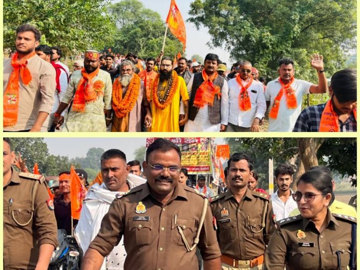 Virat Hindu Yatra from Pachwar to Lalapur in Bara