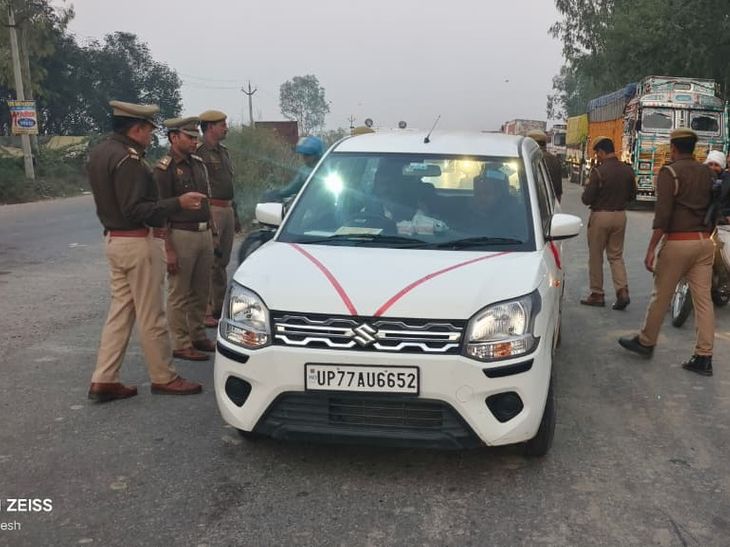 25 vehicles challaned at Tirwa border