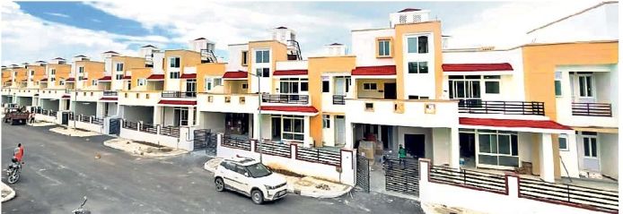 246 government houses have been constructed on 44 acres for newly ...
