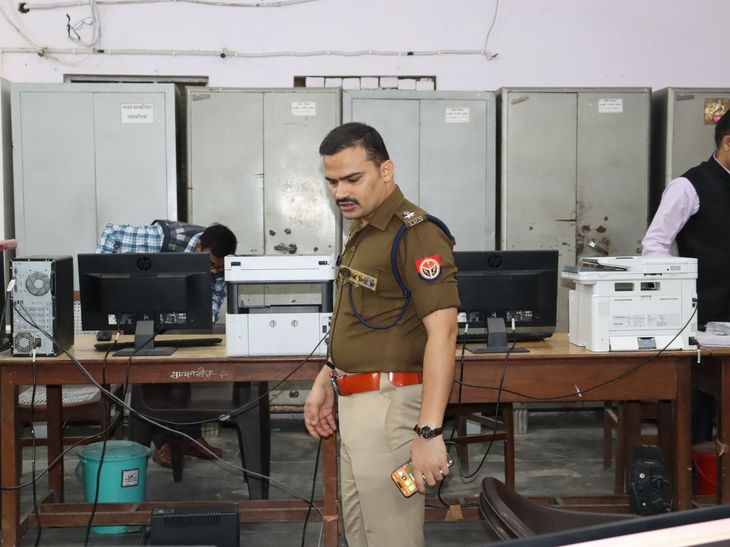 Sambhal SP did a surprise inspection