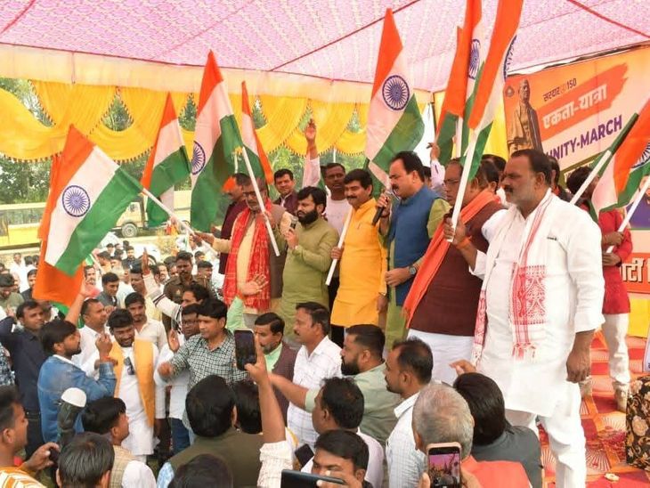 Foot march in Bikapur on Sardar Patel's birth anniversary | सरदार पटेल ...