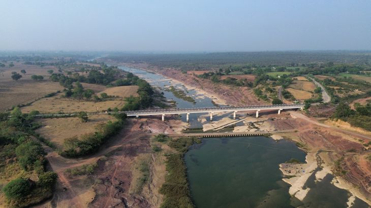 The flow of the Sunar River has stopped, the water level at the ghats ...