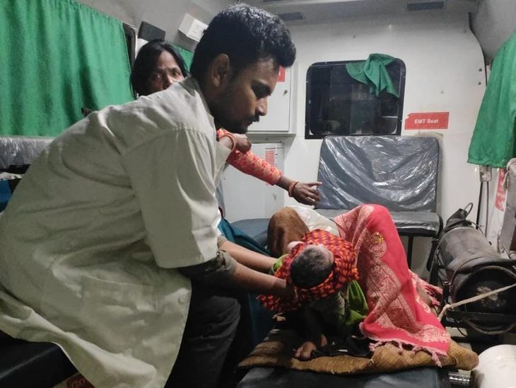 Woman gives birth to baby in ambulance in Huzurpur | हुजूरपुर में महिला ...