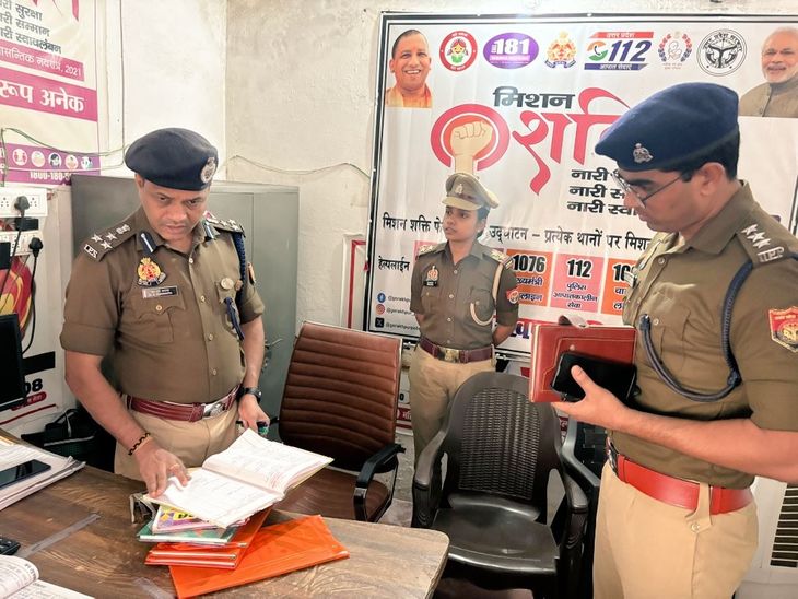 DIG Chinnappa inspected the Gola Police Station Day.