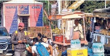Traffic police kiosks have become a bulwark of encroachment, and carts ...