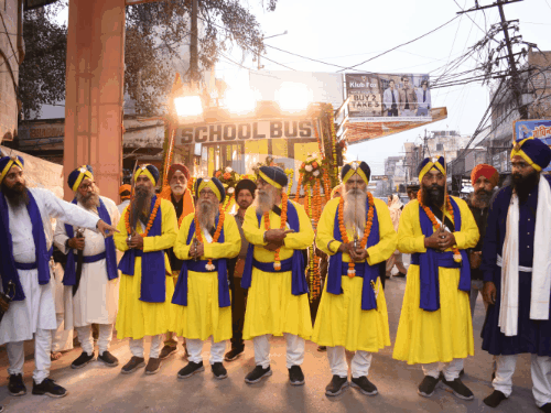 The power of Khalsa was visible in Nagar Kirtan.