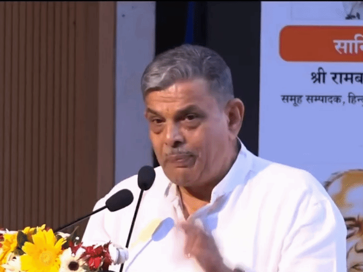 RSS chief working president Dattatreya Hosabale in Indore on November 30