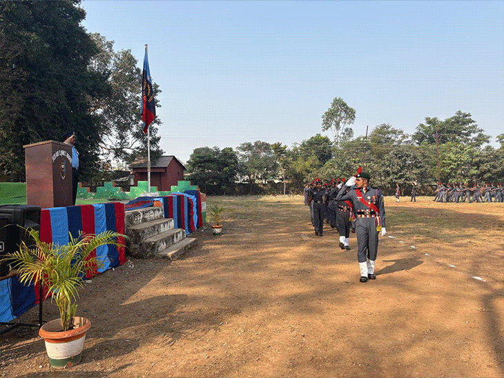 On NCC Day, cadets gave a message of unity and discipline