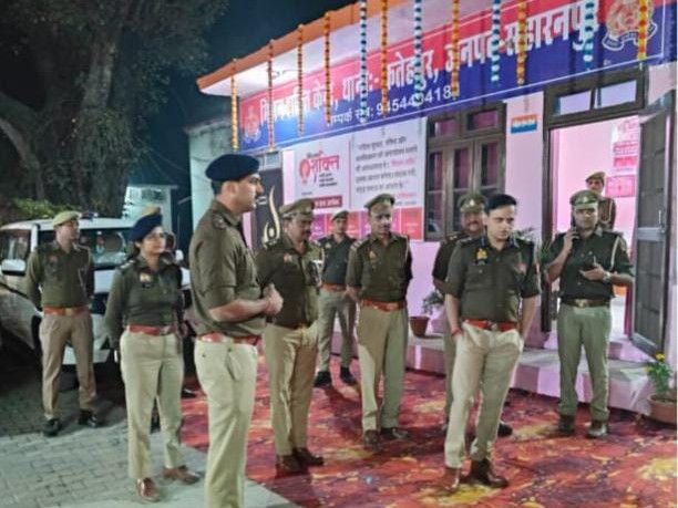 Saharanpur SSP conducted a surprise inspection of Fatehpur police station.