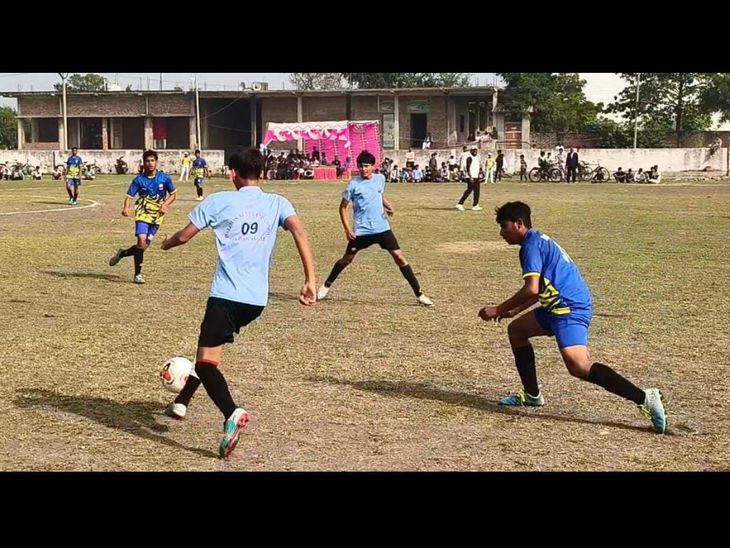 District level football begins at Ikra Model School, Sevrai