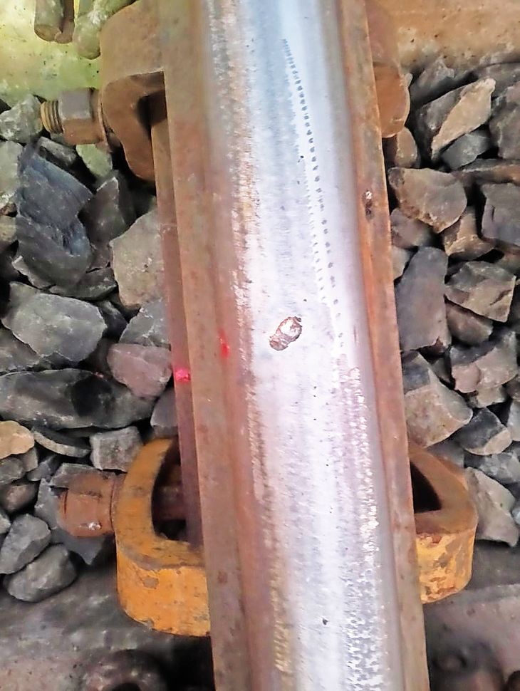 The engine of a goods train failed while being shifted from the yard ...