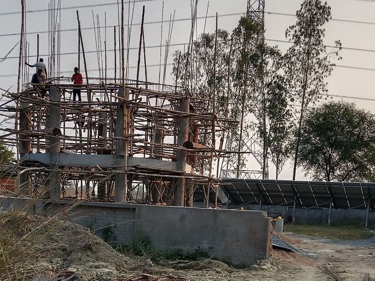 Construction of water tank started in Khajawa Gram Panchayat | खजावा ...