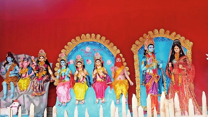 The temple opened after the marriage of Lord Rama and Janaki, and ...