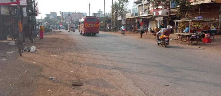 The residents of the area demanded the construction of speed breakers ...