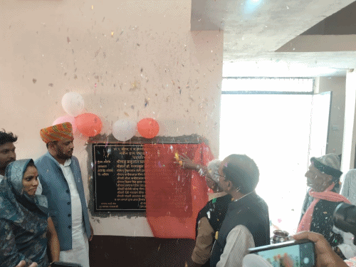 Minister Kharadi inaugurated several projects in Lasadia.