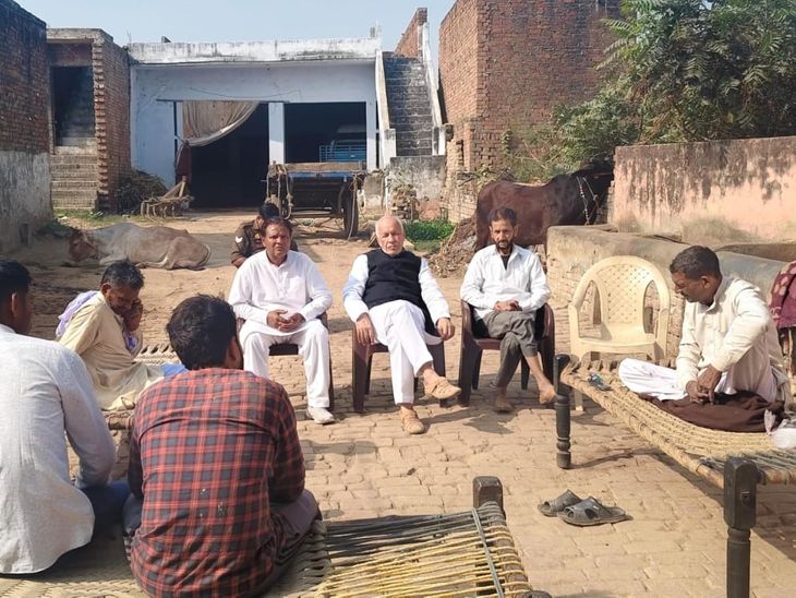 Minister of State visited the villages of Meerut