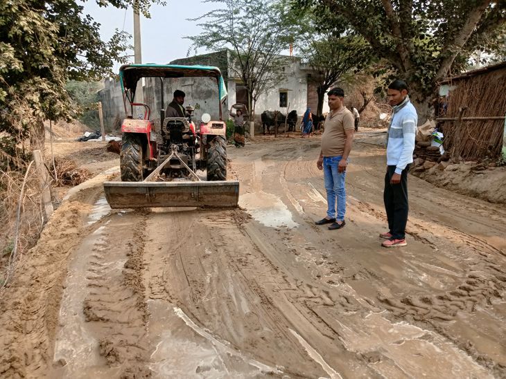 Construction of Atal Pragati Path begins in Halina | हलैना में अटल ...
