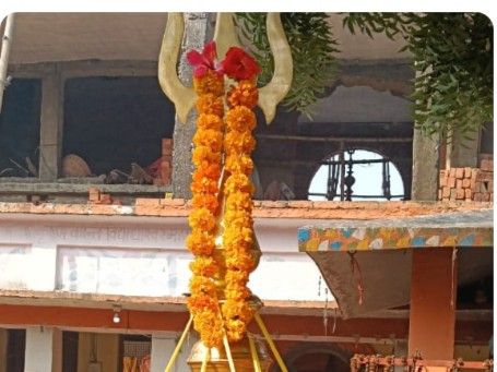 Top Kalash installed at Matheshwar Mahadev Temple in Mathiya