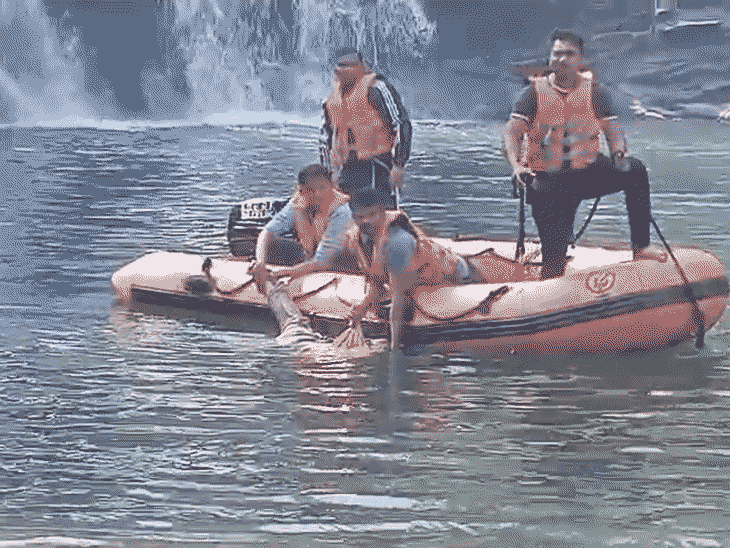 No clue found in Jhingariya Waterfall accident even after 64 hours