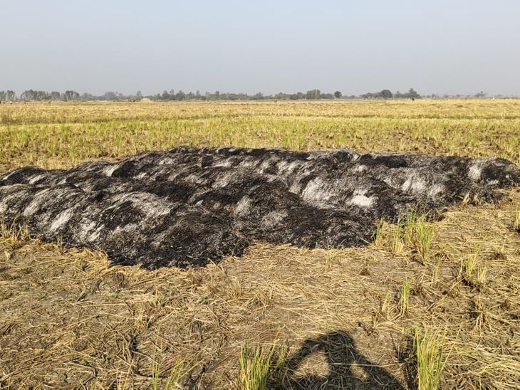 Sharecropper accused of setting fire to paddy heap