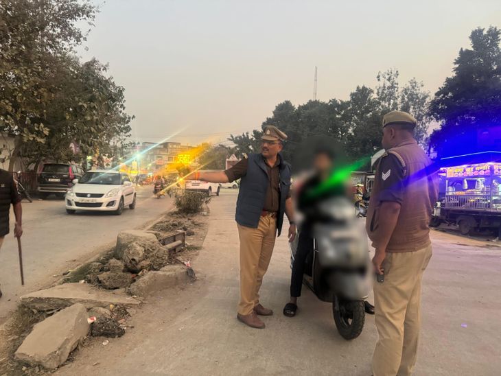 Gosaiganj police launched a massive checking campaign.
