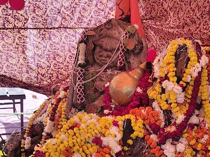 Hanuman statue found in tree trunk, demand for temple