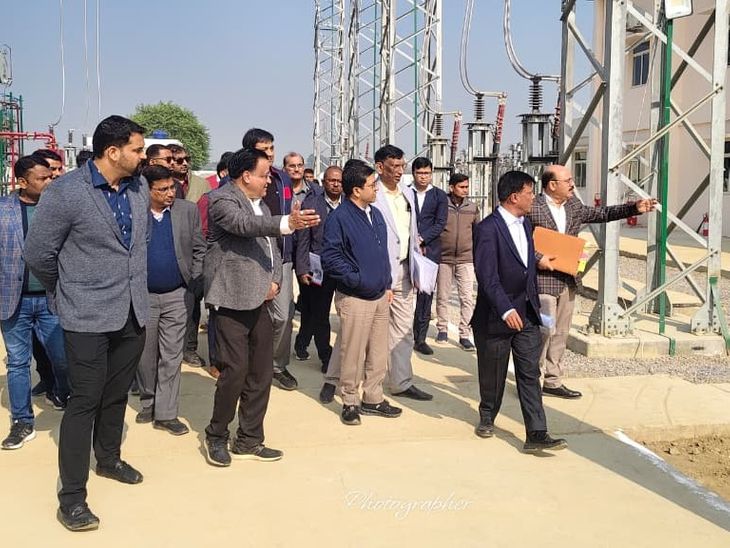 UPPCL Chairman inspects Transganga City Sub-Station | UPPCL चेयरमैन ने ...