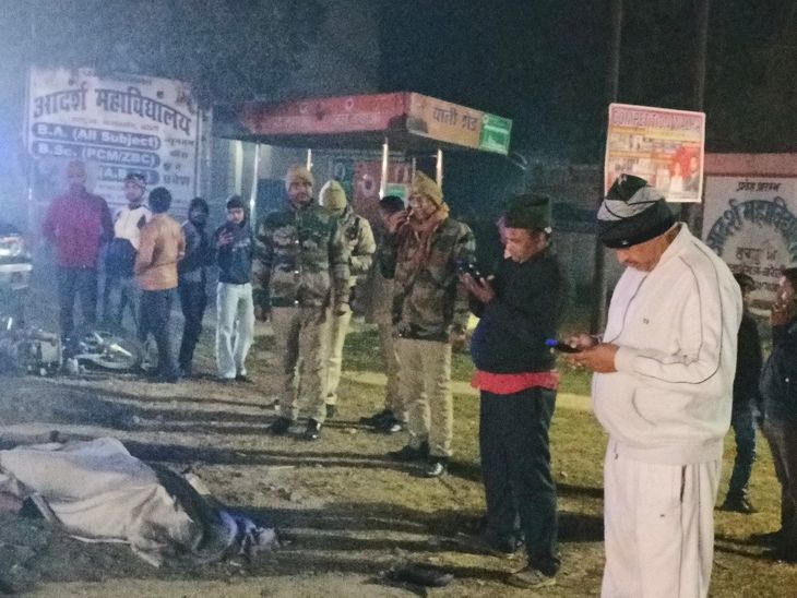 Traumatic death of a youth in a road accident in Bareilly