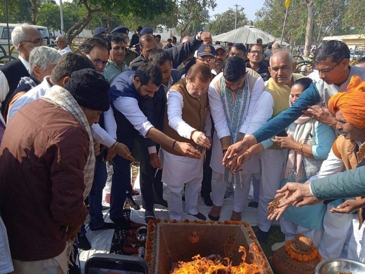 Rohtak Meham Sugar Mill Crushing Season Begins, Arvind Sharma ...