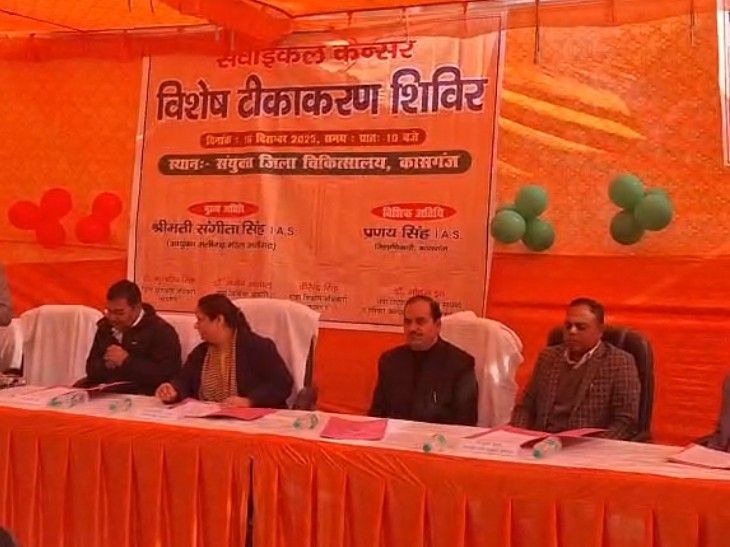 Cervical cancer vaccination camp begins in Kasganj