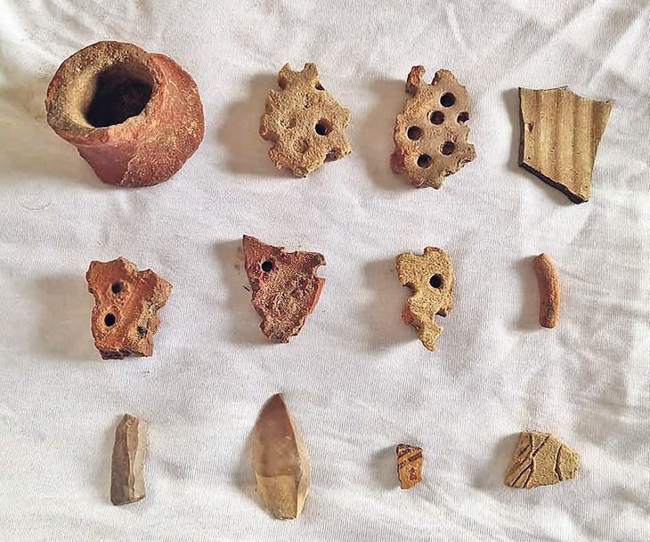 Remains of the Indus Valley Civilization were found near Sadhewala ...