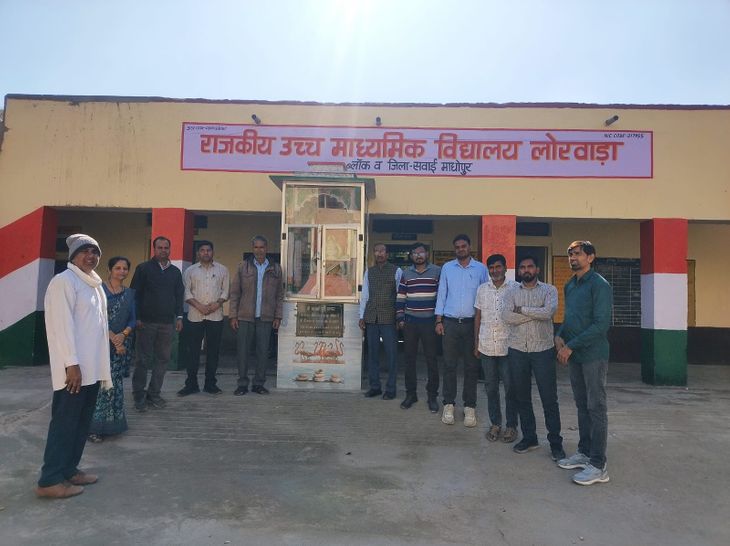 The staff of RVM School, Lorwada, got the school painted and repainted ...