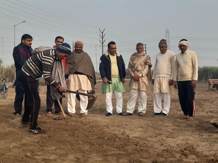 Preparations for the wrestling competition begin at Chaugama Sports Academy