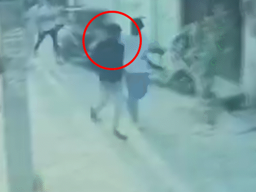 A young man was beaten and thrown from the second floor in Hanumant Vihar.