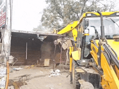 Bulldozer Action in Haridwar: 1–1.5 KM Encroachment Removed from UP ...