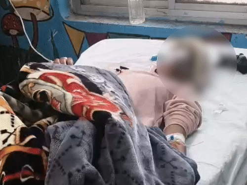 A minor girl consumed a poisonous substance at a government girls' home ...