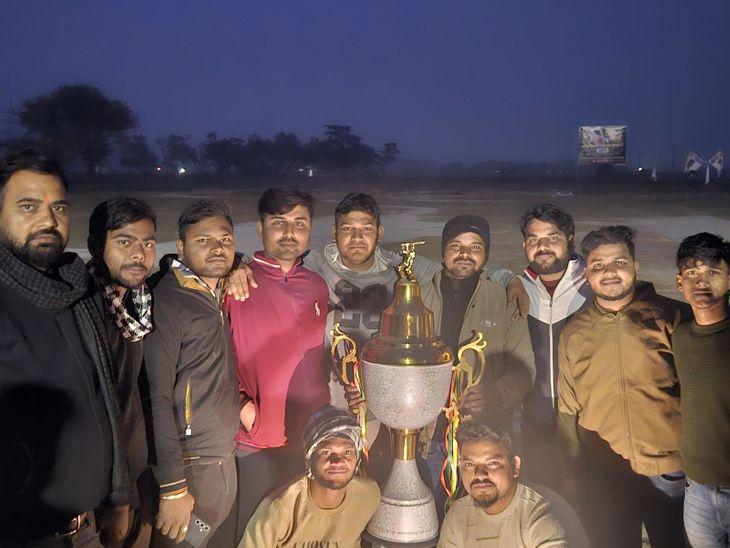 Santosh Computers Rahul 11 won the cricket tournament