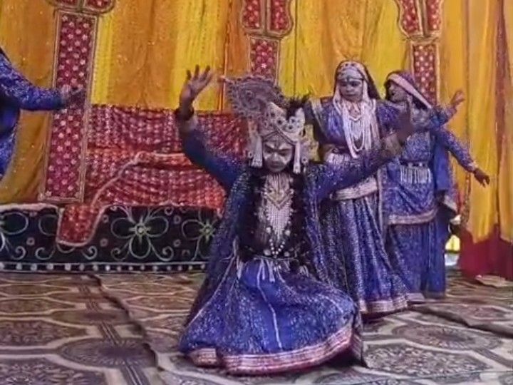 Krishna Leela staged on the fourth day of Mahayagna in Bindki