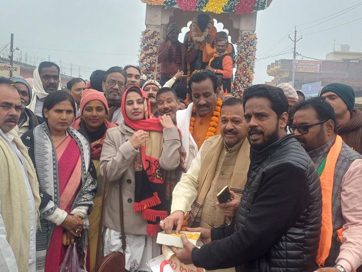 Unveiling of the statue of Atal Bihari Vajpayee in Suriyawan