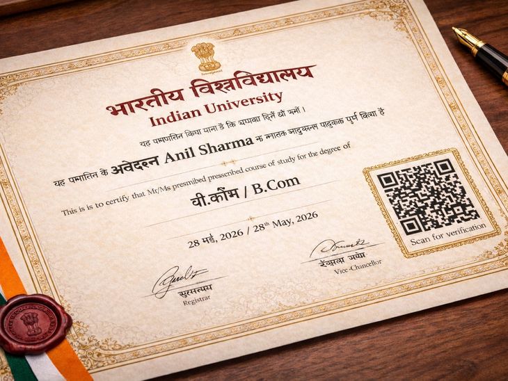 Degree, diploma, marksheet, migration certificate will have QR code