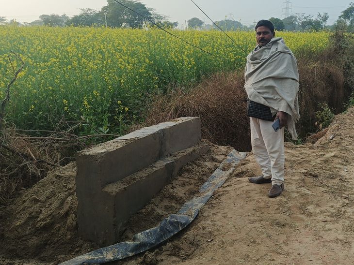 The newly constructed culvert of Dulara village in Fatehpur Sikri ...